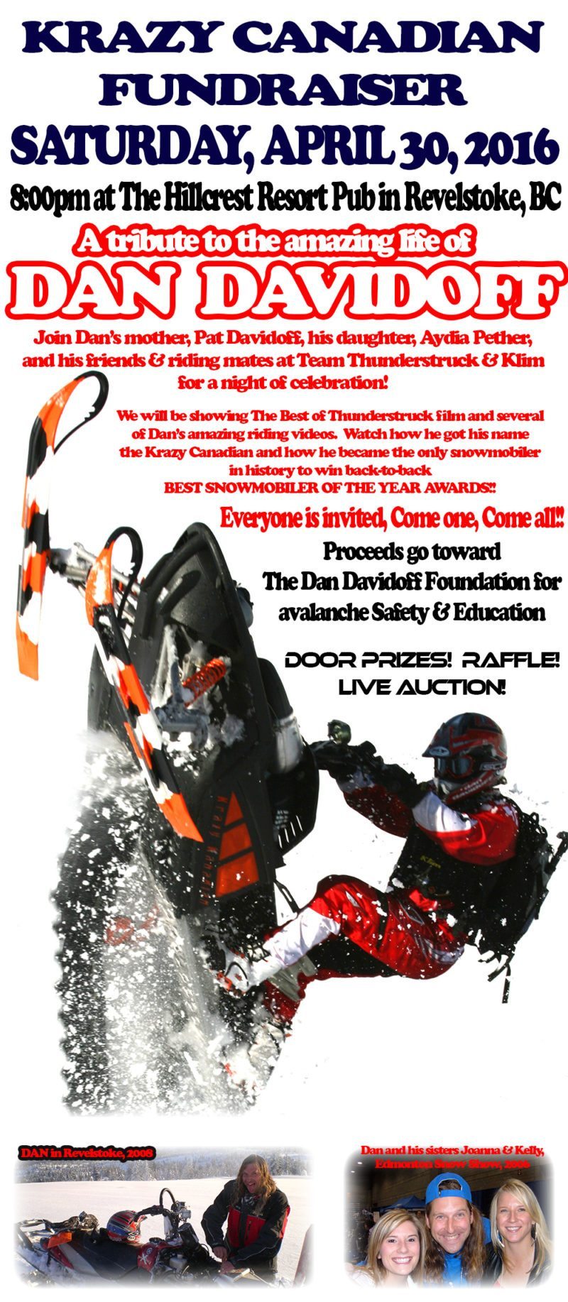 Dan Davidoff Revelstoke Fundraiser | Thunderstruck Films